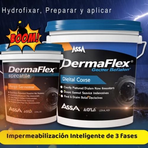 DermaFlex 100% Acrílico (12 Kilos) 3 galones – ASSA Caribbean Inc
